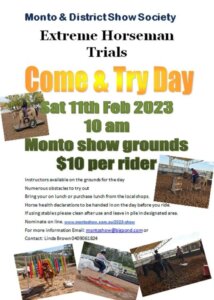 Extreme Horsman Trials Come & Try - Monto Magic
