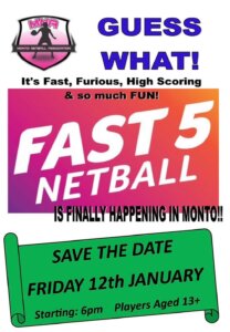 Netball – fast five - Monto Magic
